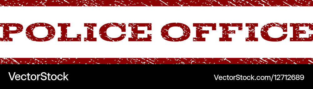 Police office watermark stamp Royalty Free Vector Image