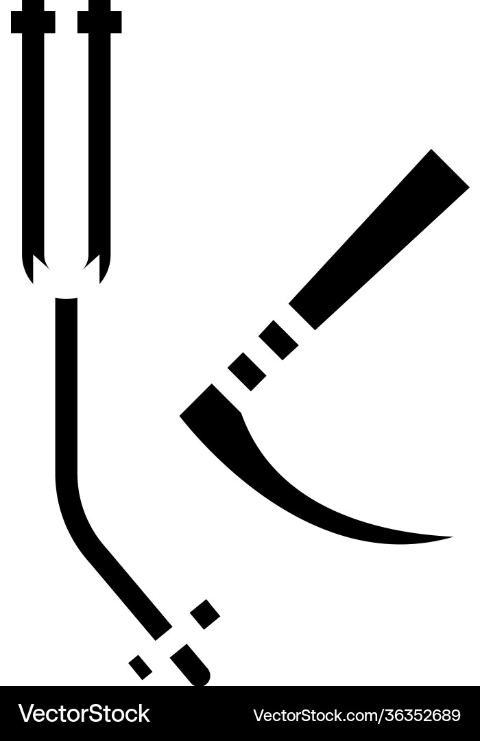 Tracheal Intubation Equipment Icon Royalty Free Vector Image