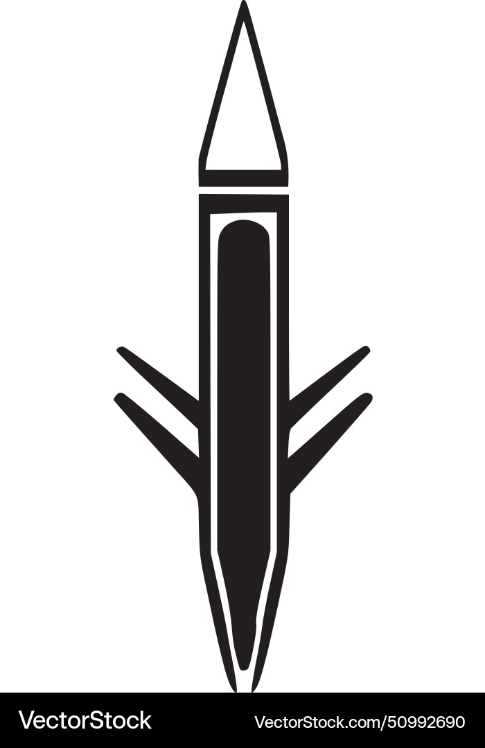Pen - minimalist and simple silhouette Royalty Free Vector