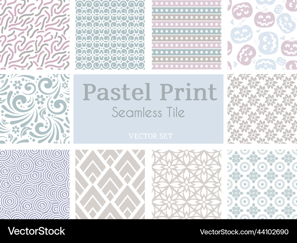 Silhouette of a floral pattern seamless tile Vector Image