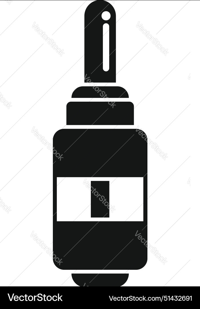 Dropper bottle icon Royalty Free Vector Image - VectorStock