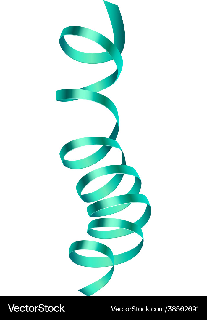 Streamer realistic Royalty Free Vector Image - VectorStock