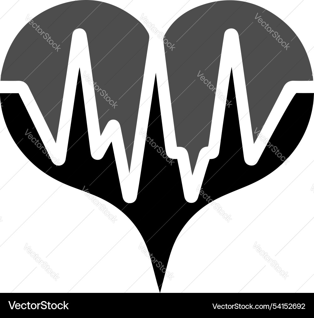 Creative heart bit logo design template Royalty Free Vector