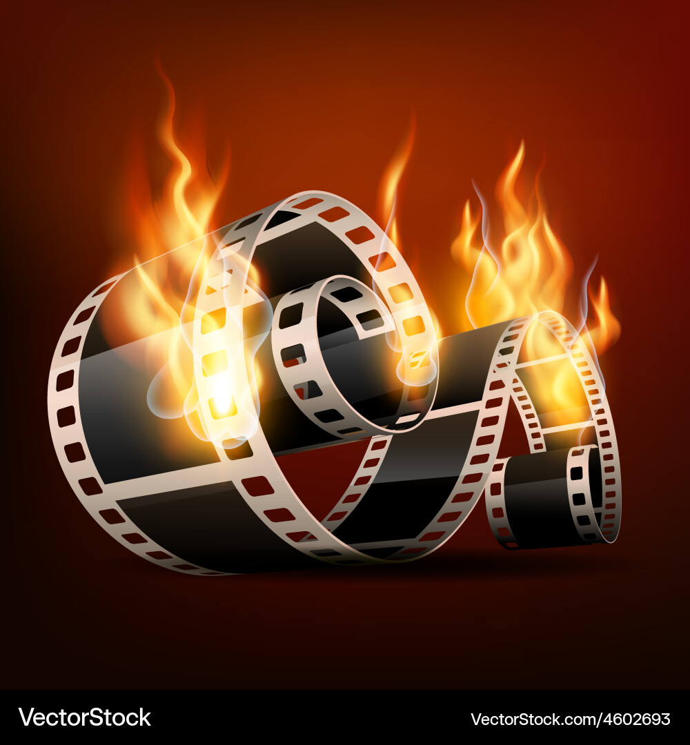 Film reel Royalty Free Vector Image - VectorStock