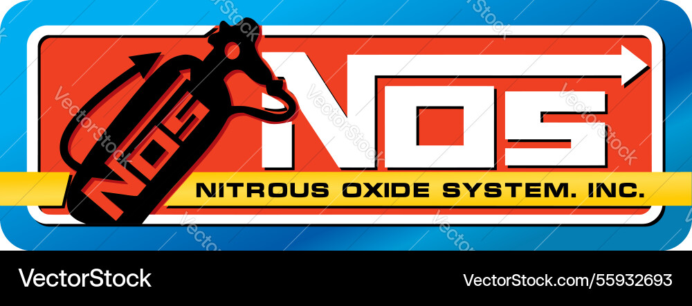 Nitrous Oxide System Logo Vintage Nitro 9 Nitrous Oxide Systems NOS