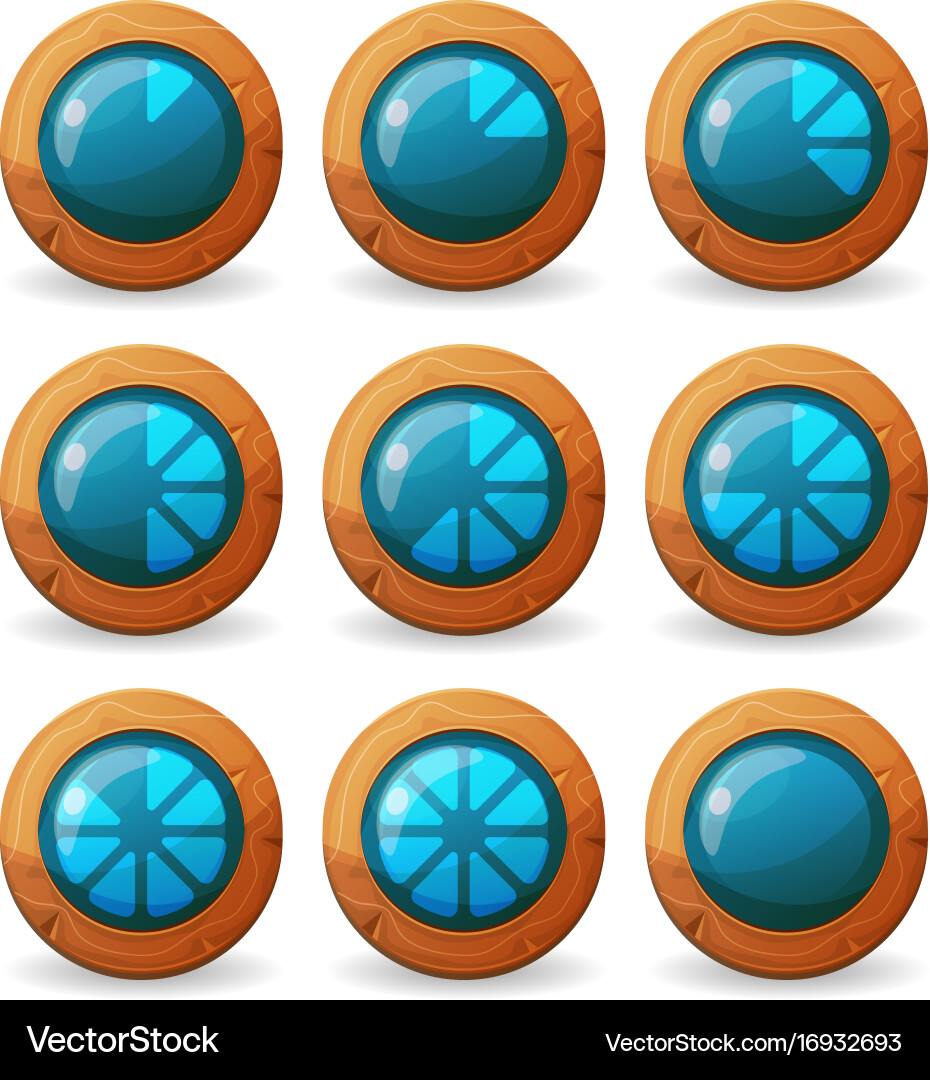 Timer clock with countdown Royalty Free Vector Image