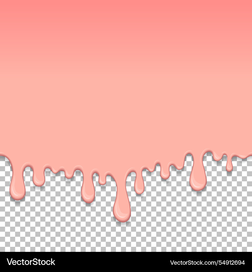 Pink dripping slime seamless pattern Royalty Free Vector