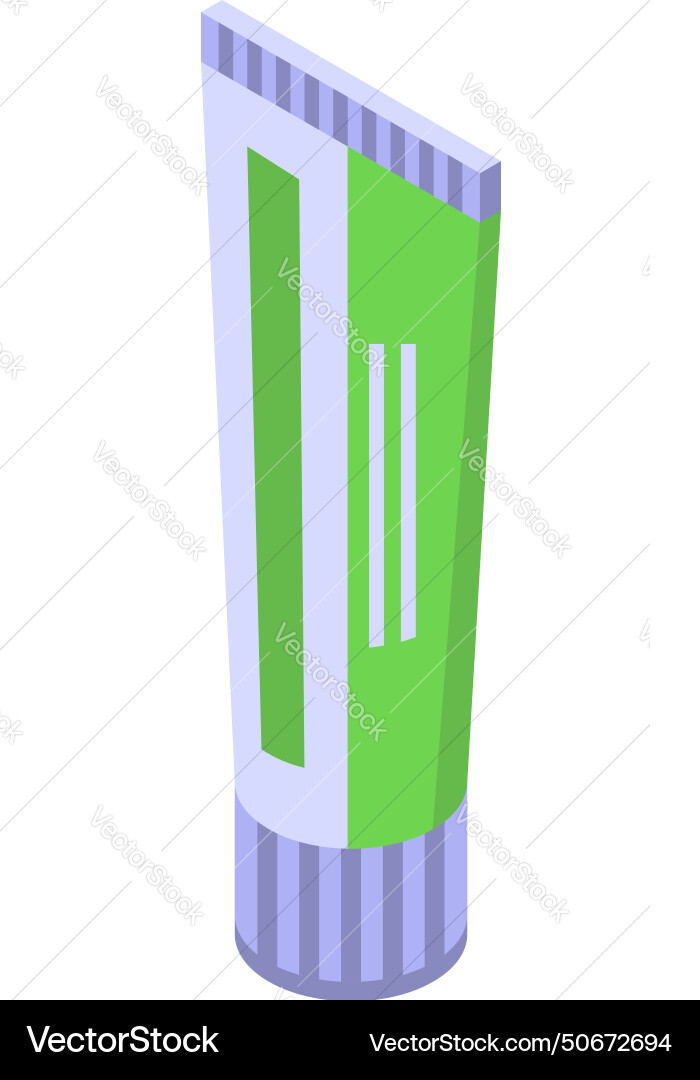 Tattoo protection cream icon isometric Royalty Free Vector