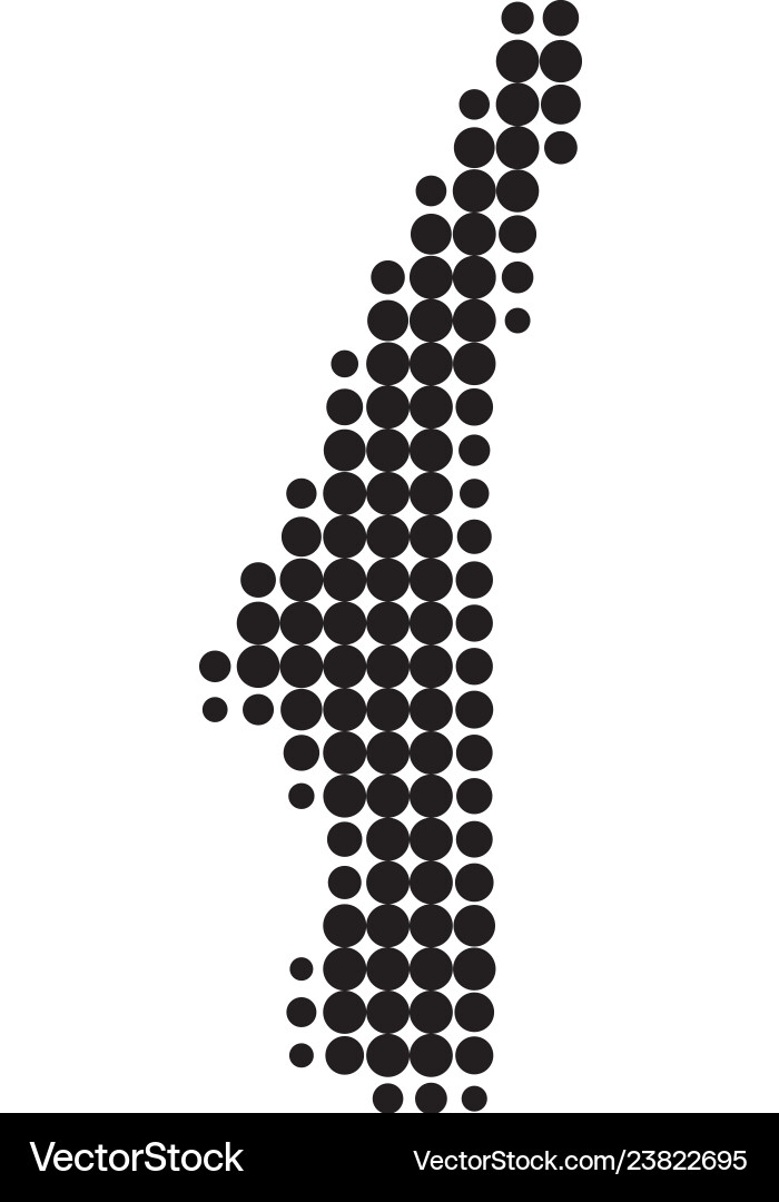 Map of lake starnberg Royalty Free Vector Image