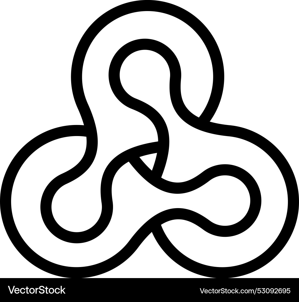 Scientific logo abstract biochemistry symbol Vector Image