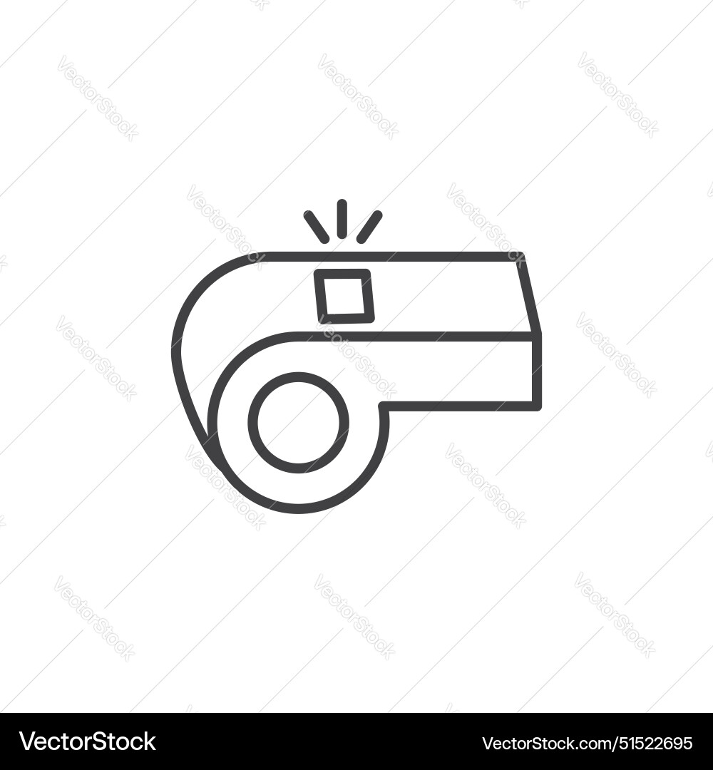 Whistle icon Royalty Free Vector Image - VectorStock