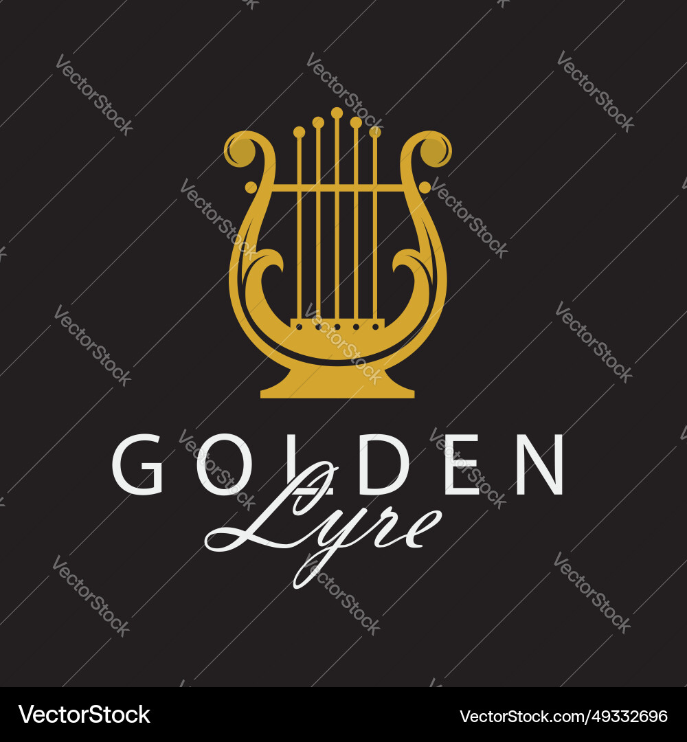 Ancient lyre icon Royalty Free Vector Image - VectorStock