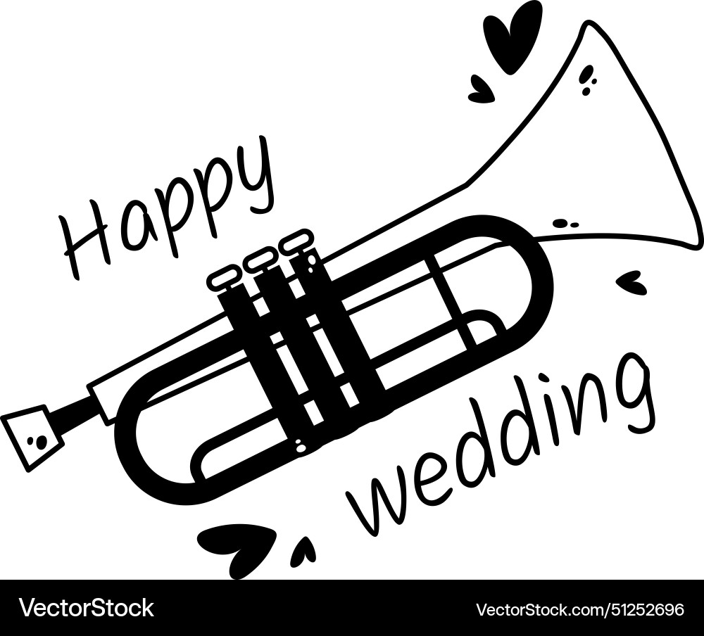 Trumpet Royalty Free Vector Image - VectorStock