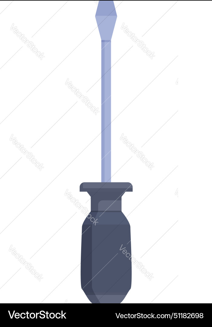 Handle screwdriver icon cartoon plastic Royalty Free Vector
