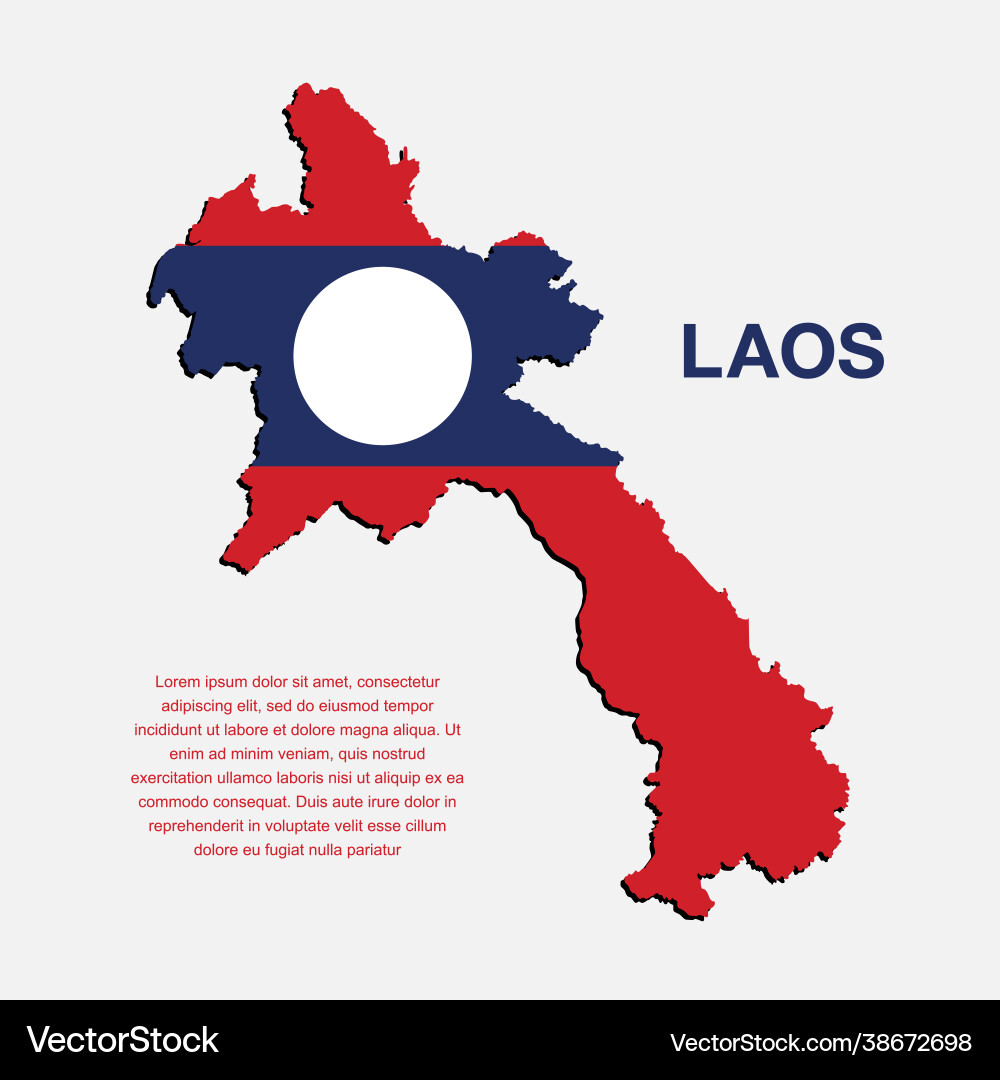 Laos Country Flag