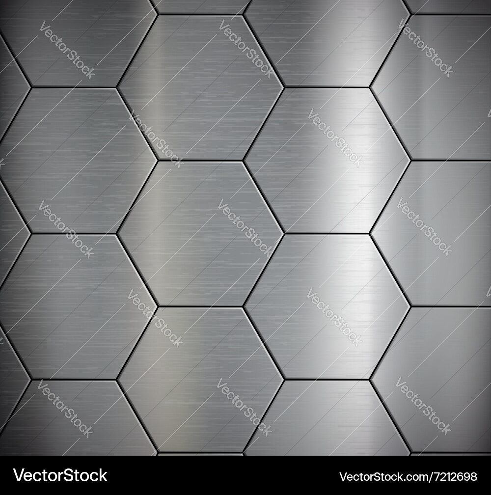 Metallic Plate Background Royalty Free Vector Image