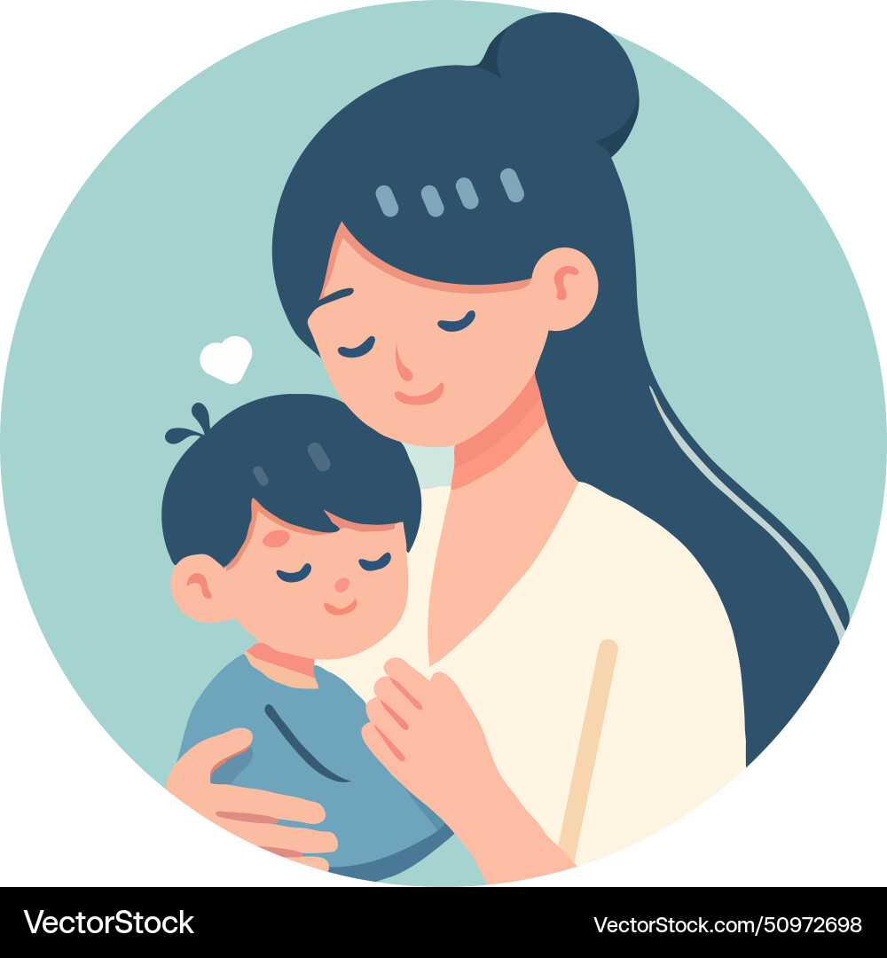 Mothers day concept design Royalty Free Vector Image