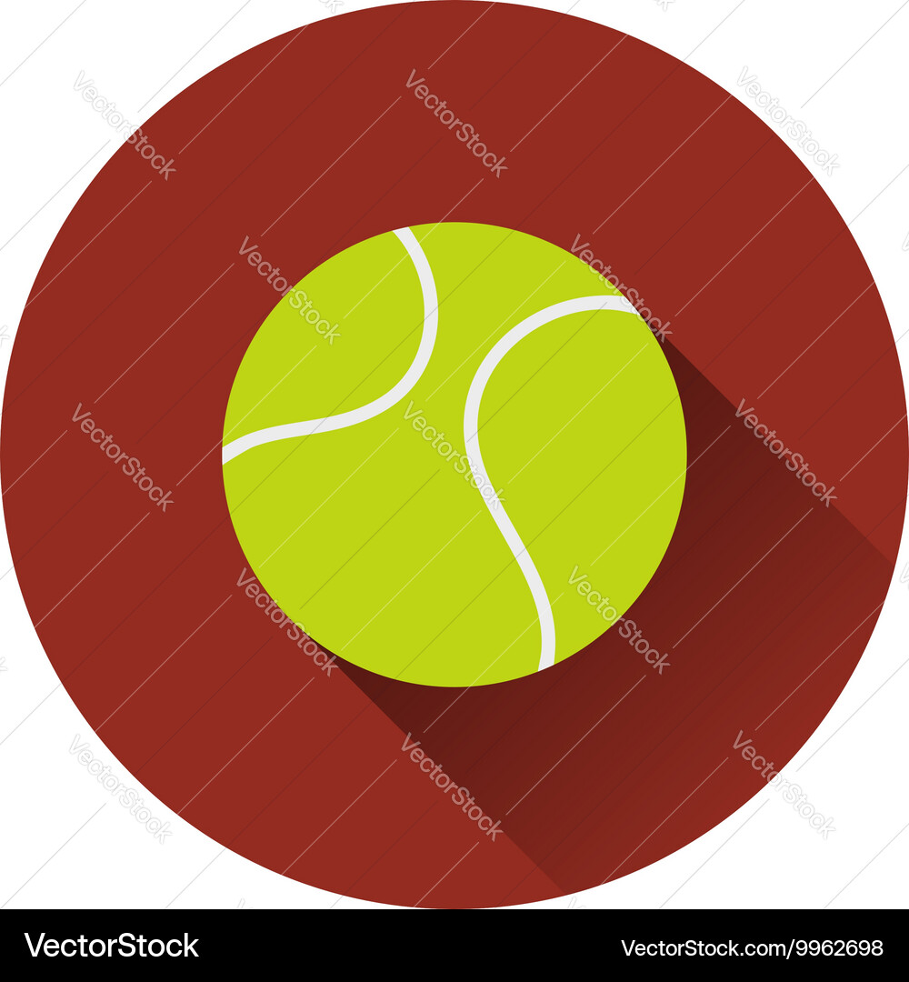 Tennis ball icon Royalty Free Vector Image - VectorStock