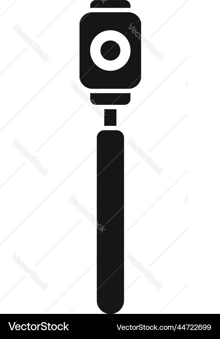 Eye check stick icon simple visual exam Royalty Free Vector