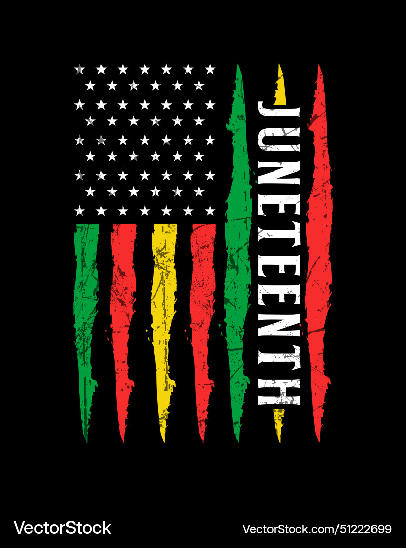 Juneteenth t shirt design Royalty Free Vector Image