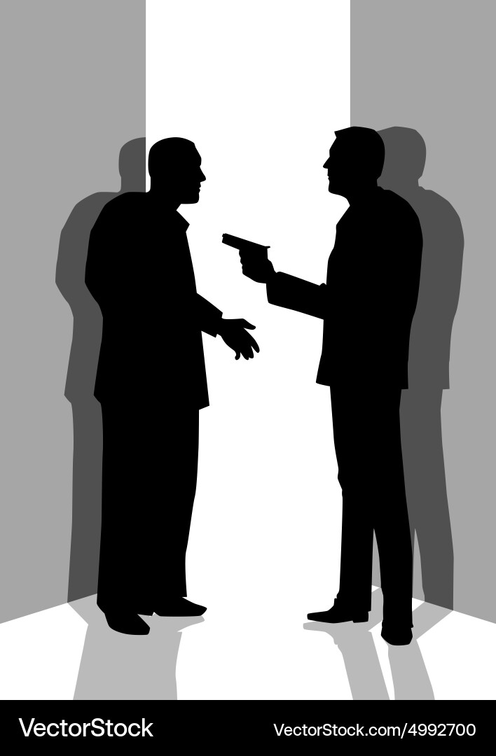 Threaten Royalty Free Vector Image - VectorStock