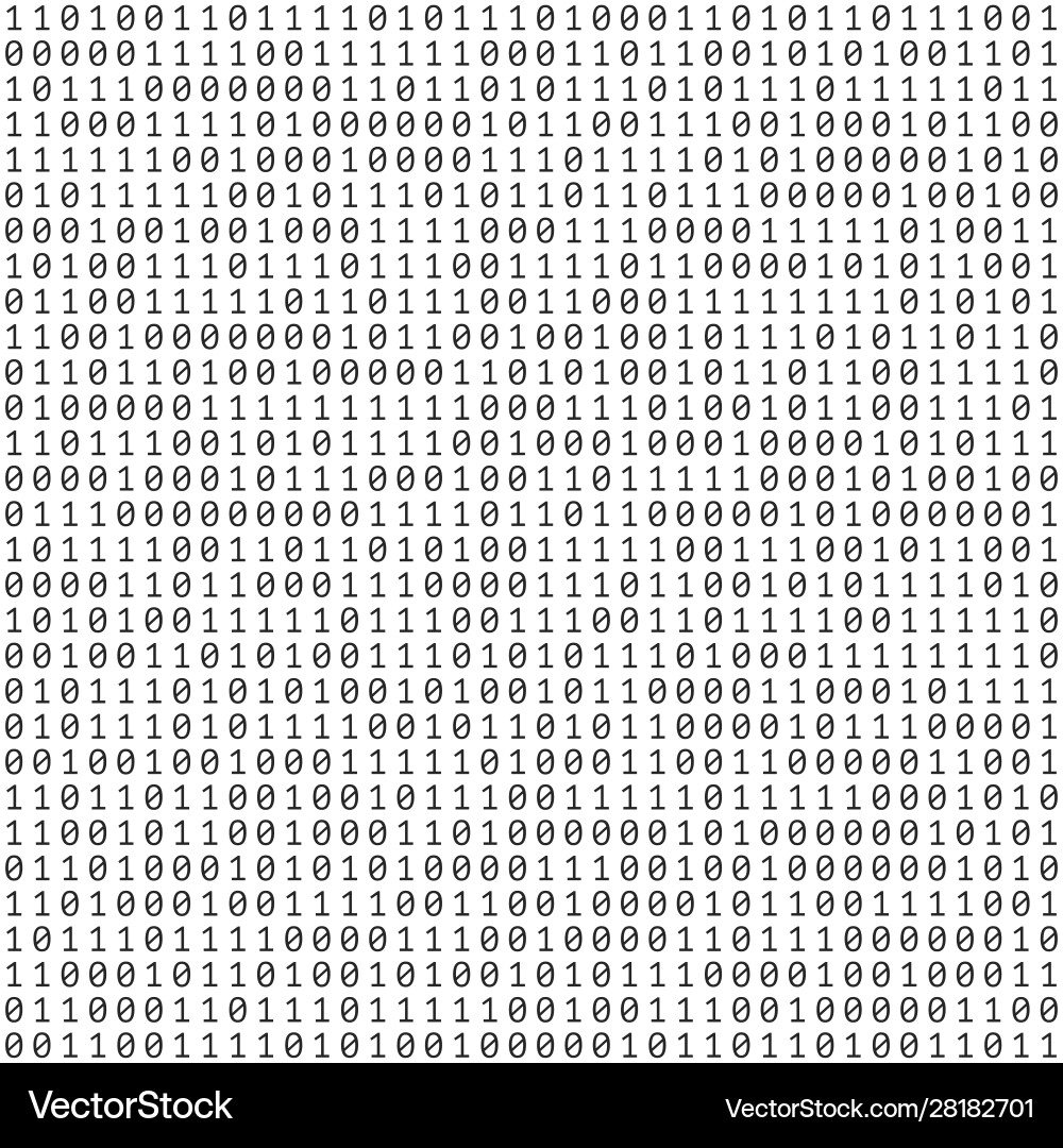 Abstract binary code background Royalty Free Vector Image