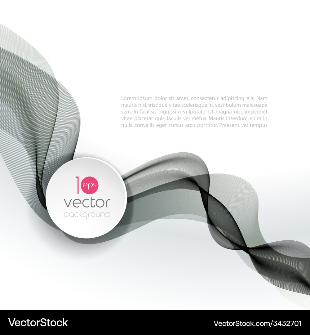 Abstract wave template background brochure design Vector Image