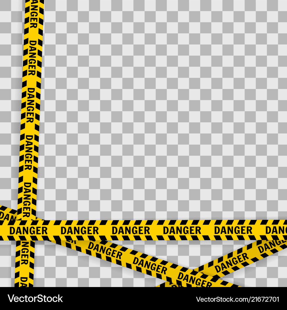 Police line and danger tapes Royalty Free Vector Image