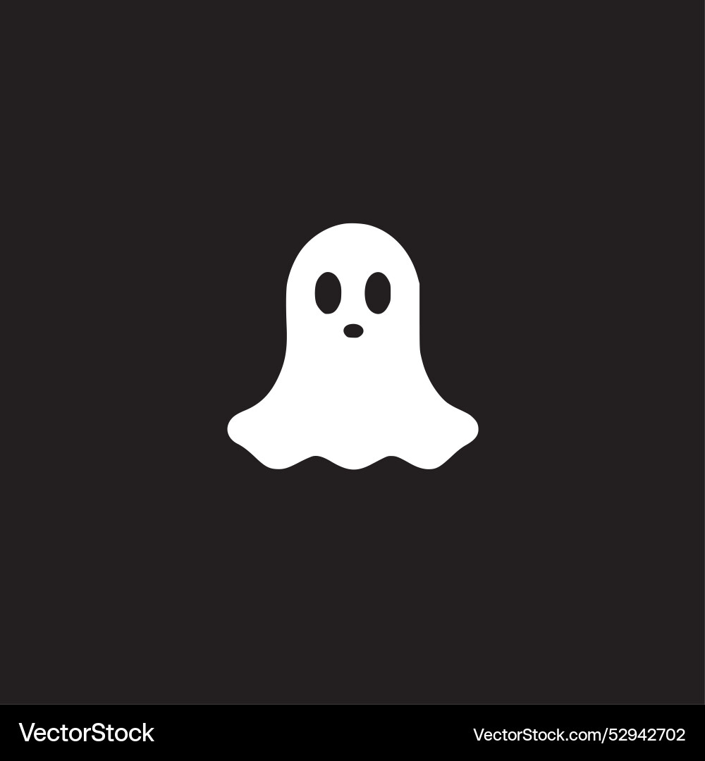 Ghost - high quality logo ideal for t-shirt Vector Image
