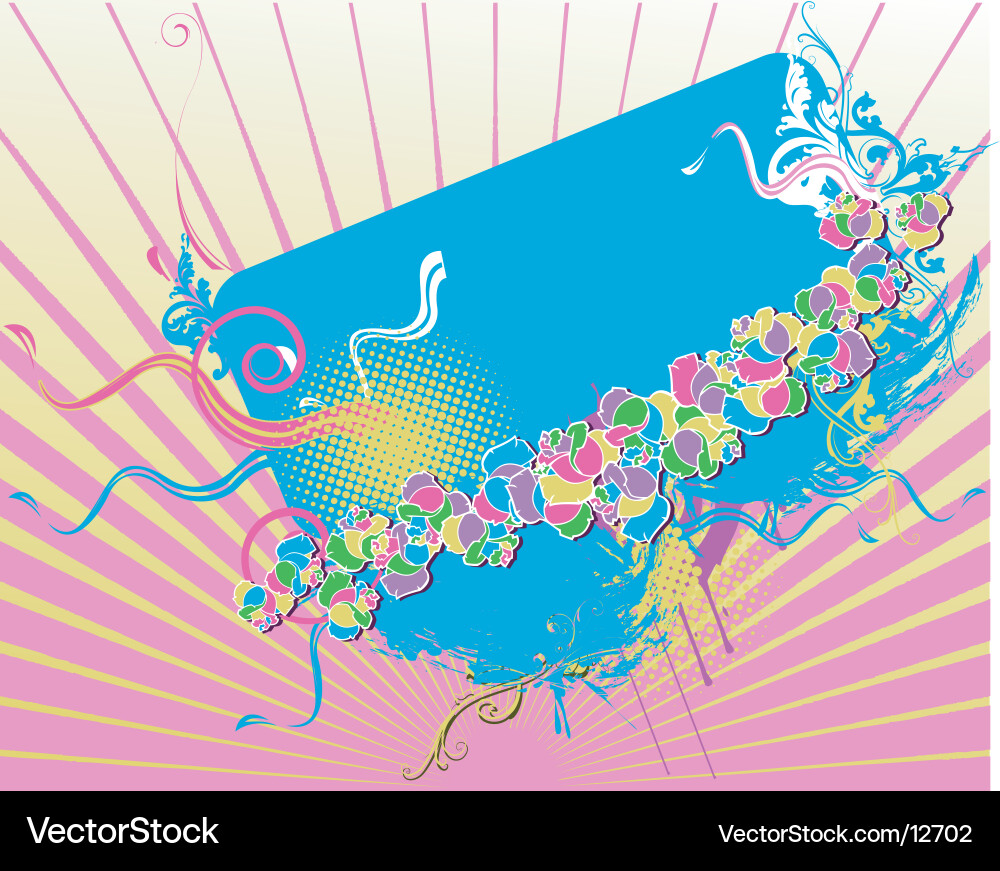 Pastel banner Royalty Free Vector Image - VectorStock