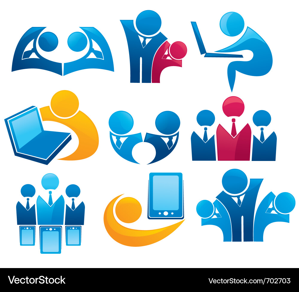 Office routine Royalty Free Vector Image - VectorStock