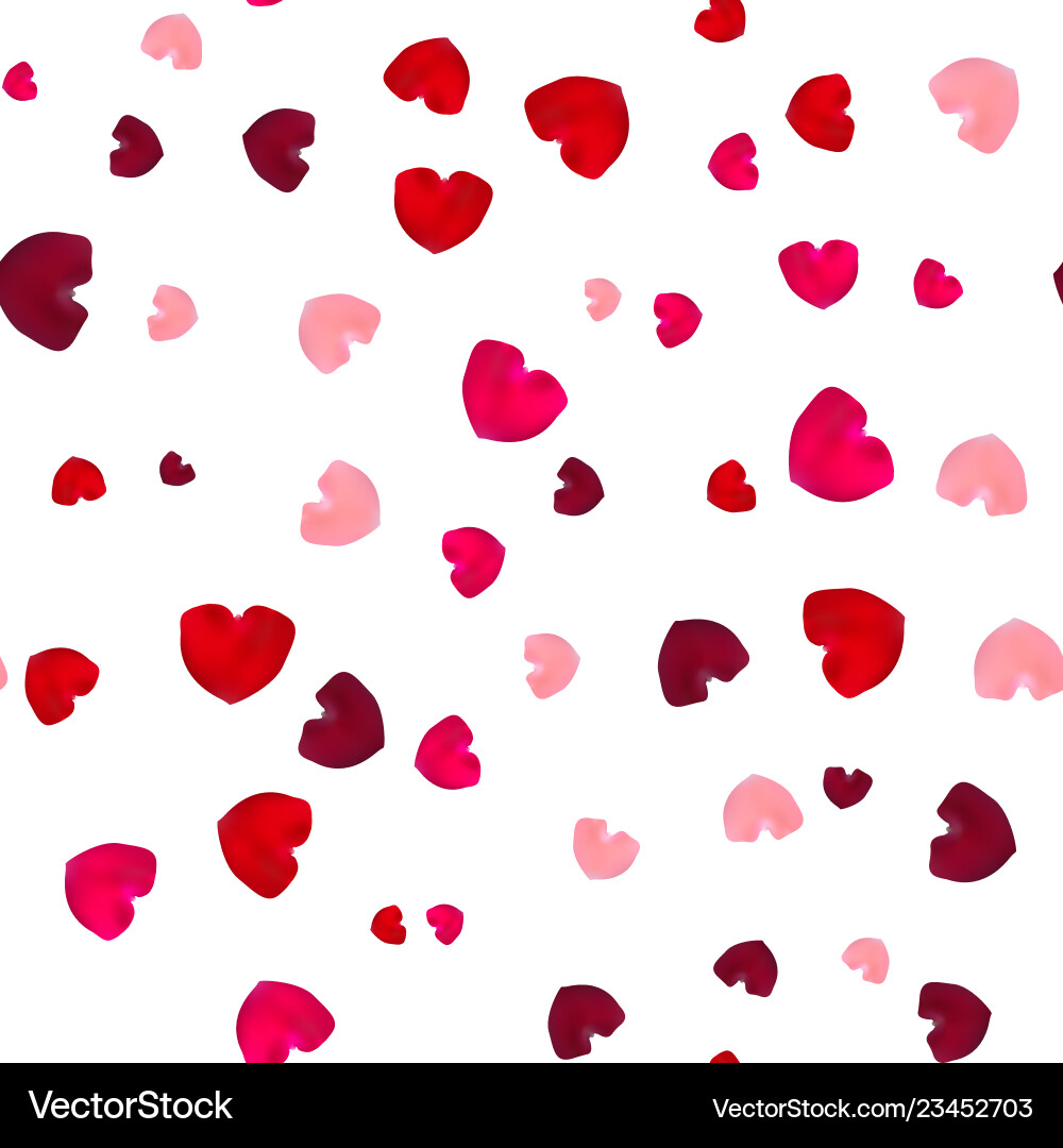 Pink and red rose petals Royalty Free Vector Image