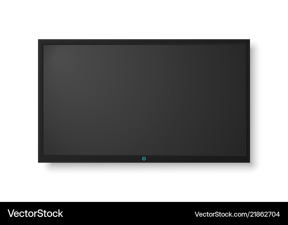Modern tv screen Royalty Free Vector Image - VectorStock