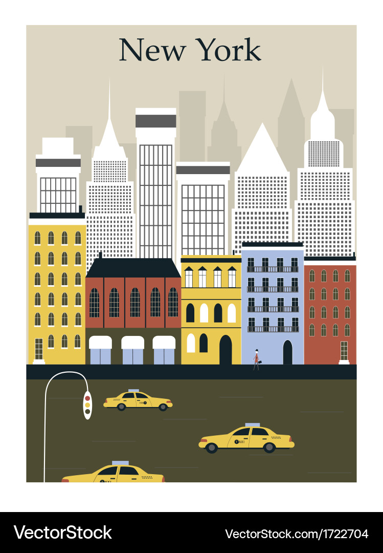 New york city Royalty Free Vector Image - VectorStock