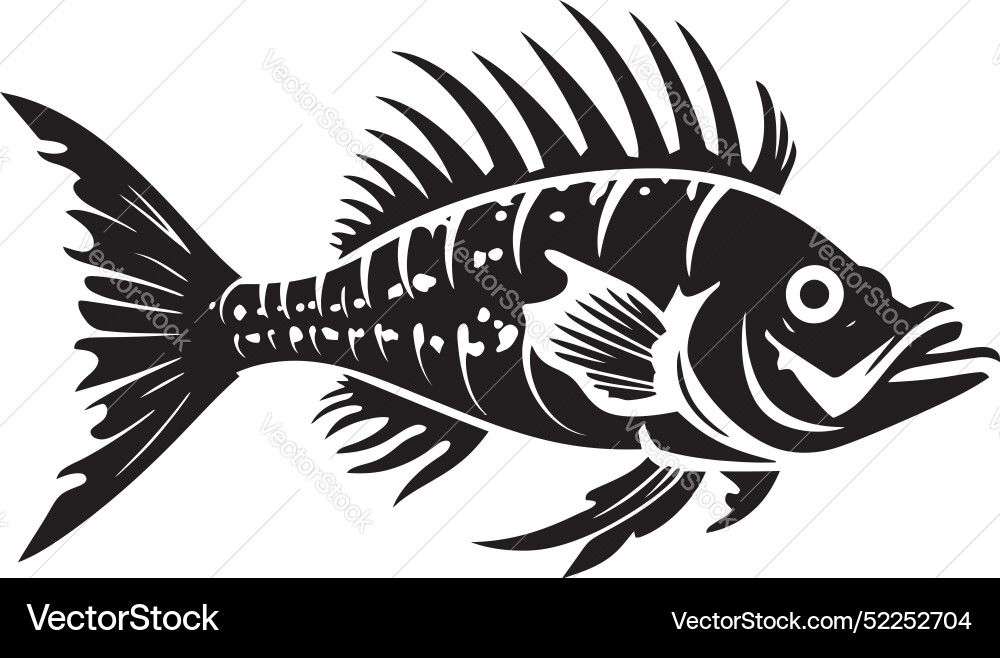 Serrated specter symbol black logo for predator Vector Image