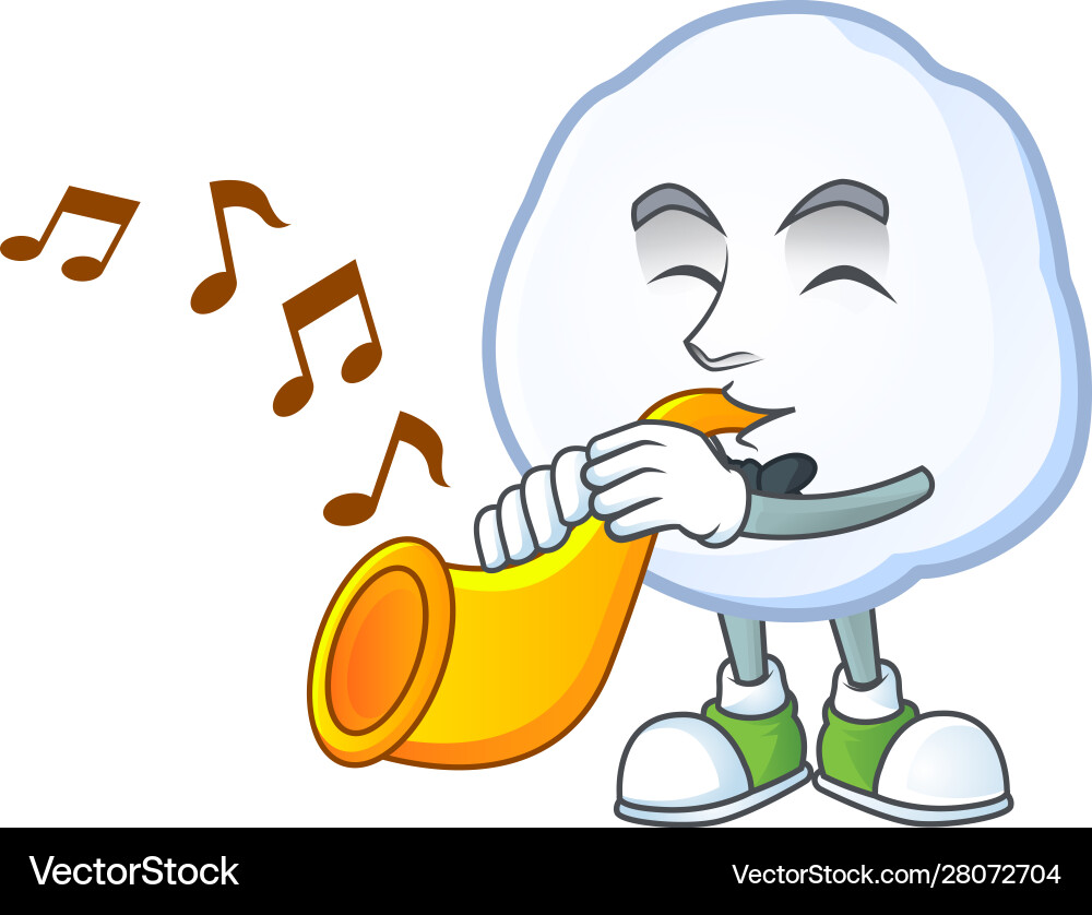 Super cool snowball cartoon character performance Vector Image