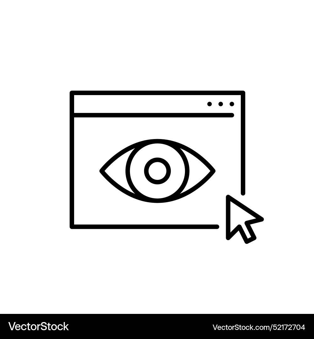 User engagement website analytics and activity Vector Image