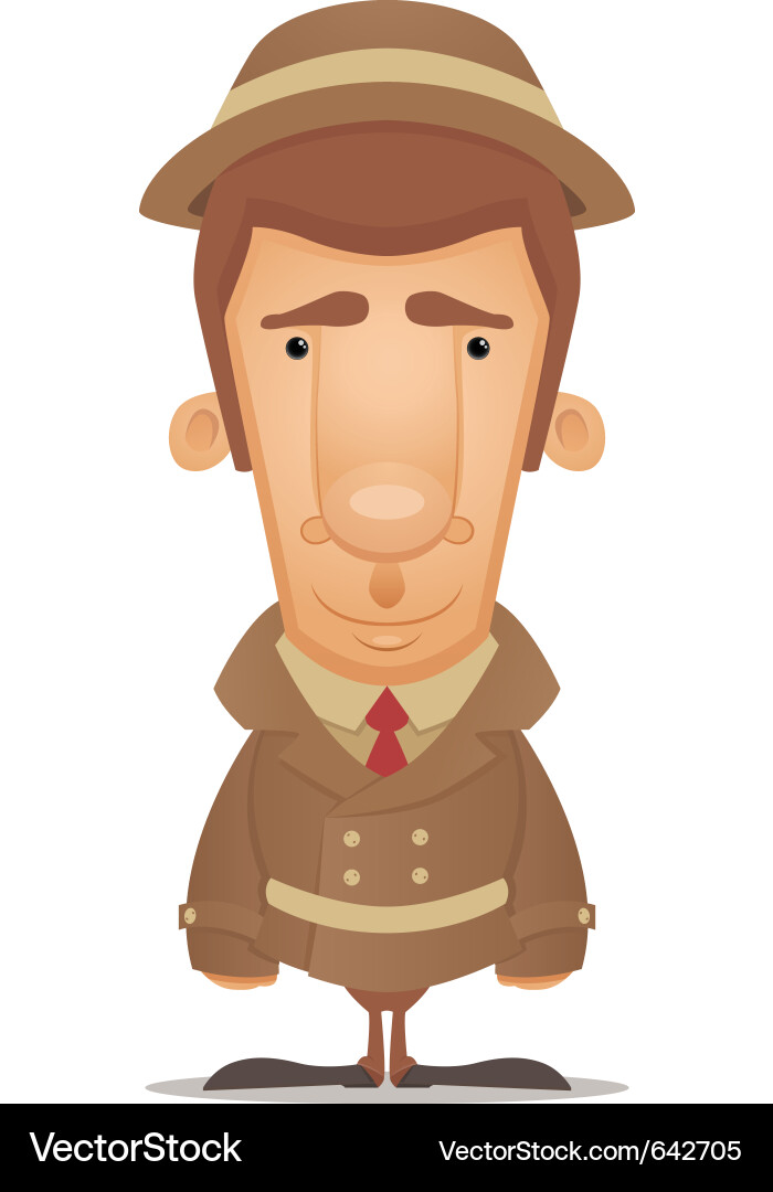 Detective Royalty Free Vector Image - VectorStock