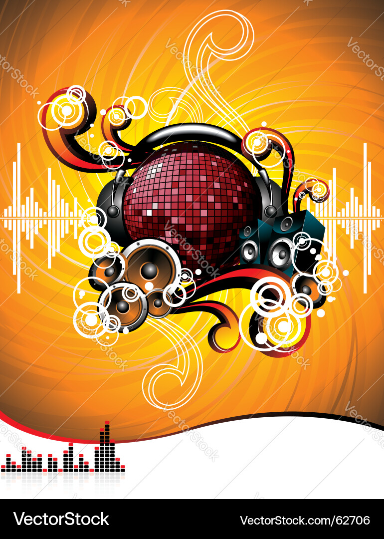 For a musical theme Royalty Free Vector Image - VectorStock