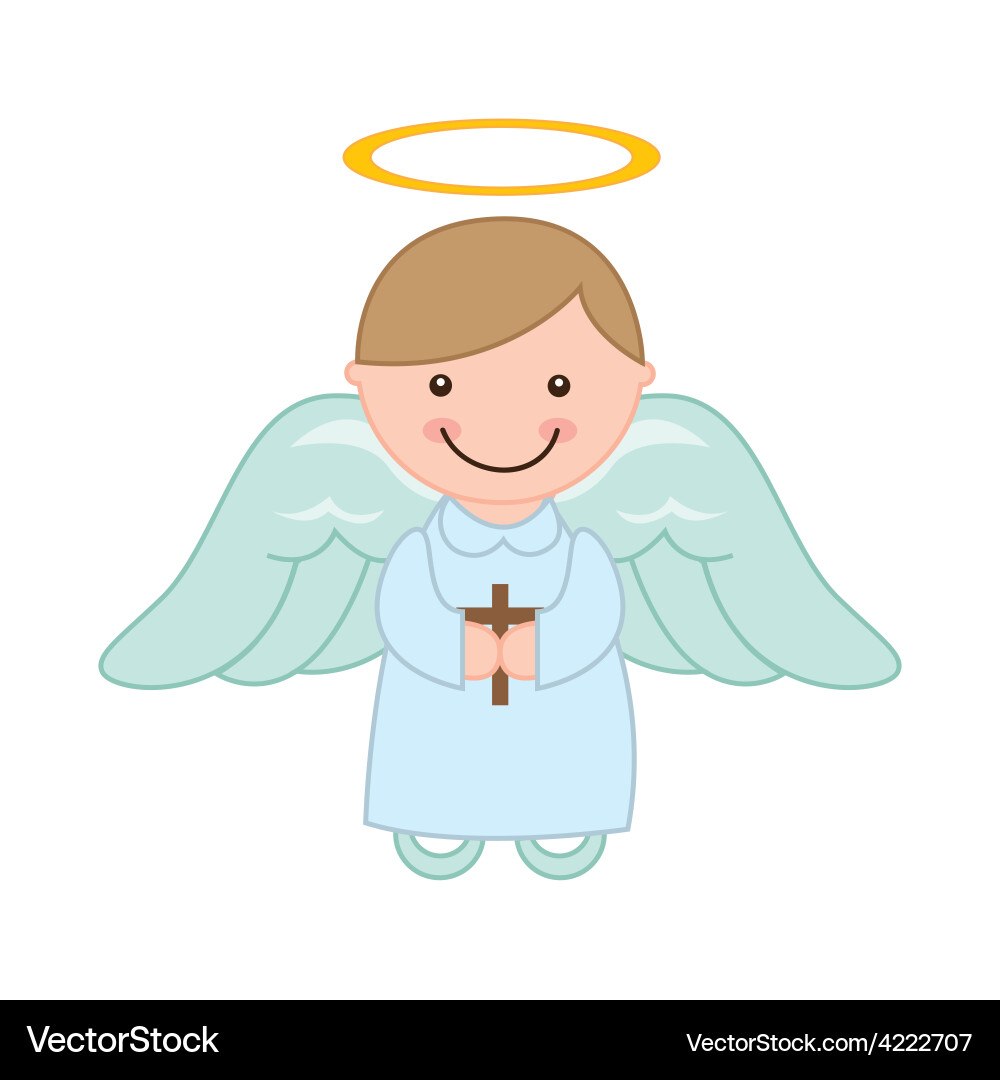 Cute angel Royalty Free Vector Image - VectorStock