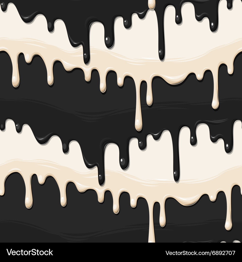 Dripping paint seamless Royalty Free Vector Image