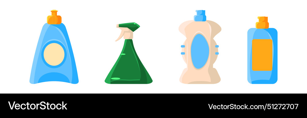 Home cleaning object and equipment for cleanup Vector Image