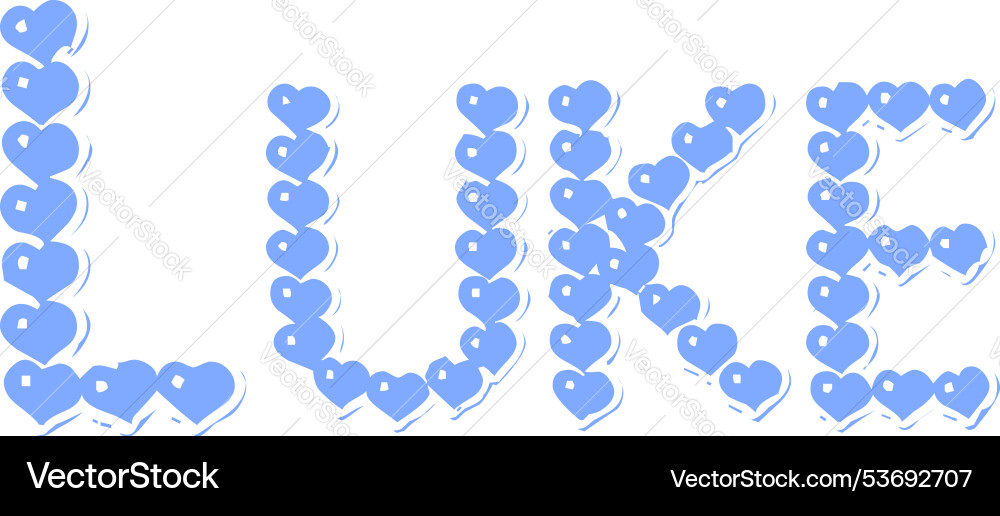 Luke Royalty Free Vector Image - VectorStock