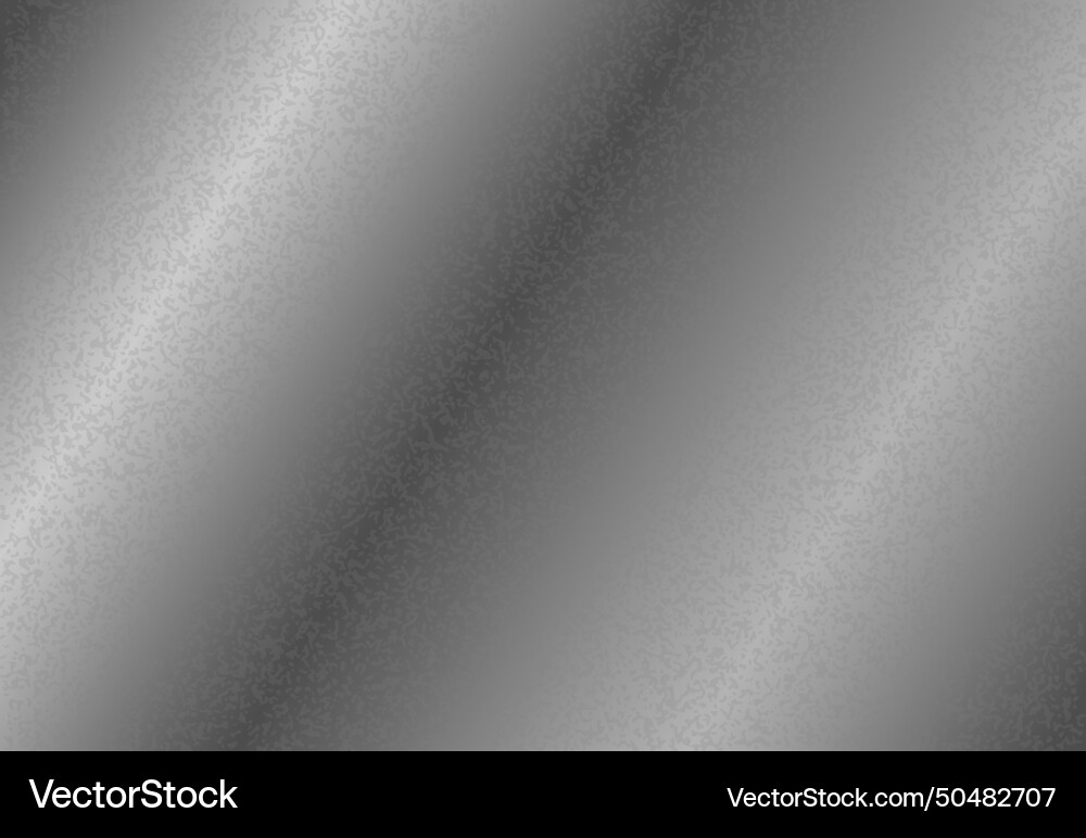 Silver metallic foil texture background Royalty Free Vector