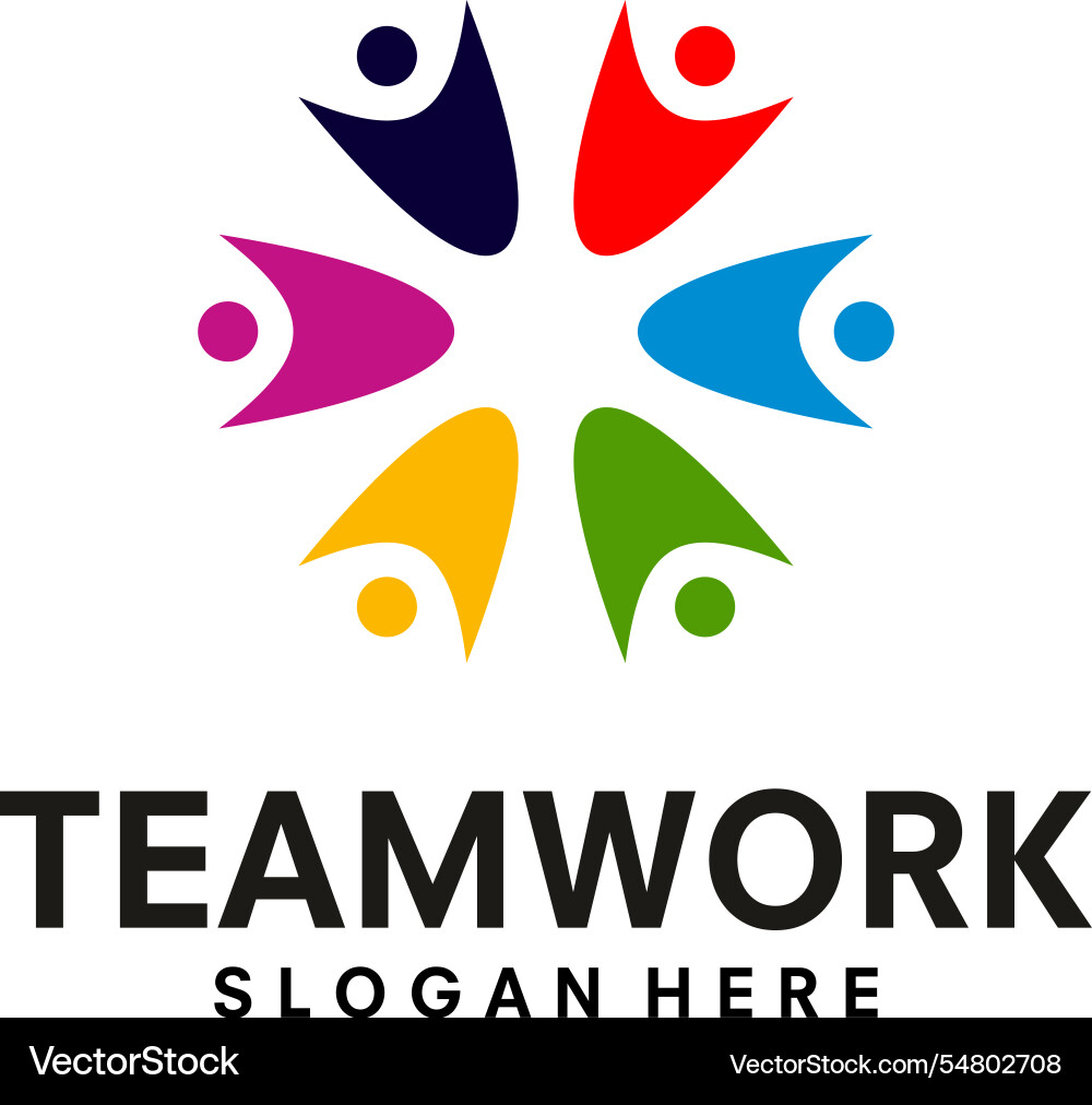 Design template for business teamwork Royalty Free Vector