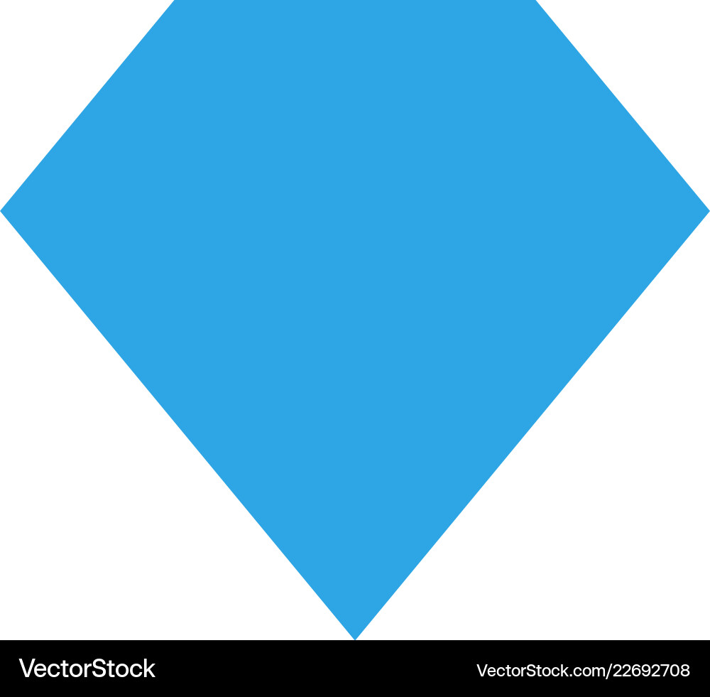 Blue Diamond Shape Clip Art