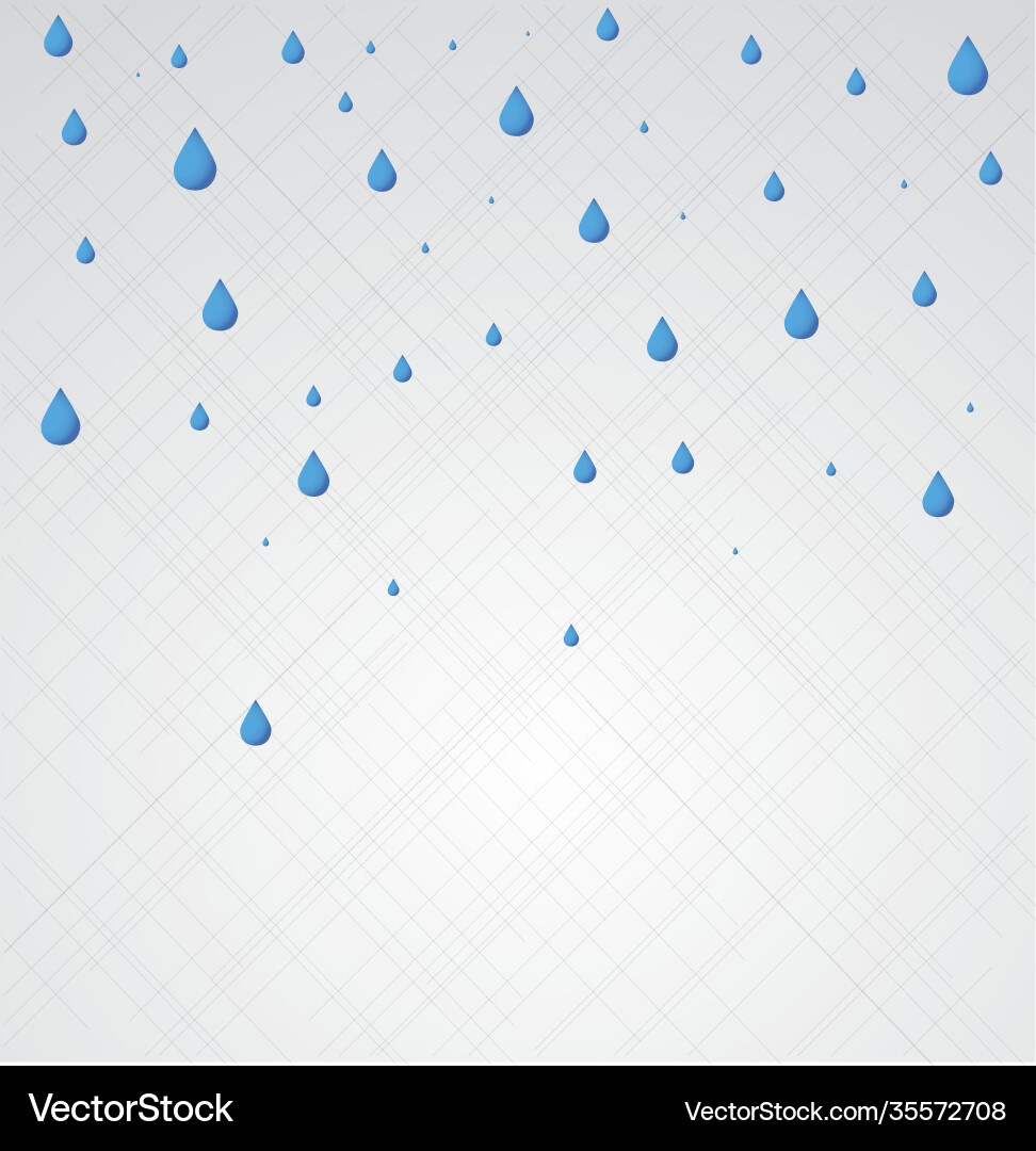 Rain Royalty Free Vector Image - VectorStock