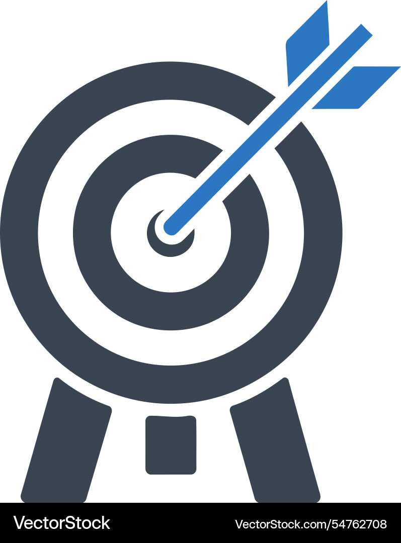 Target focus icon Royalty Free Vector Image - VectorStock