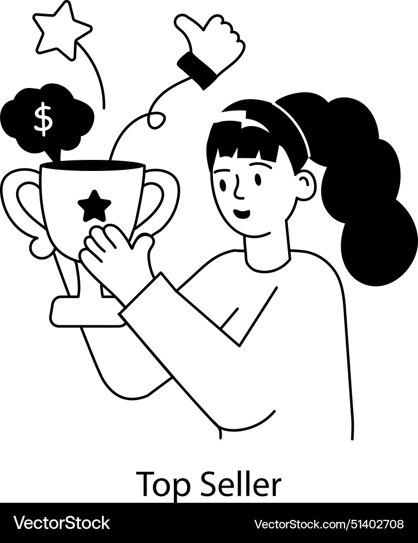 Top seller Royalty Free Vector Image - VectorStock