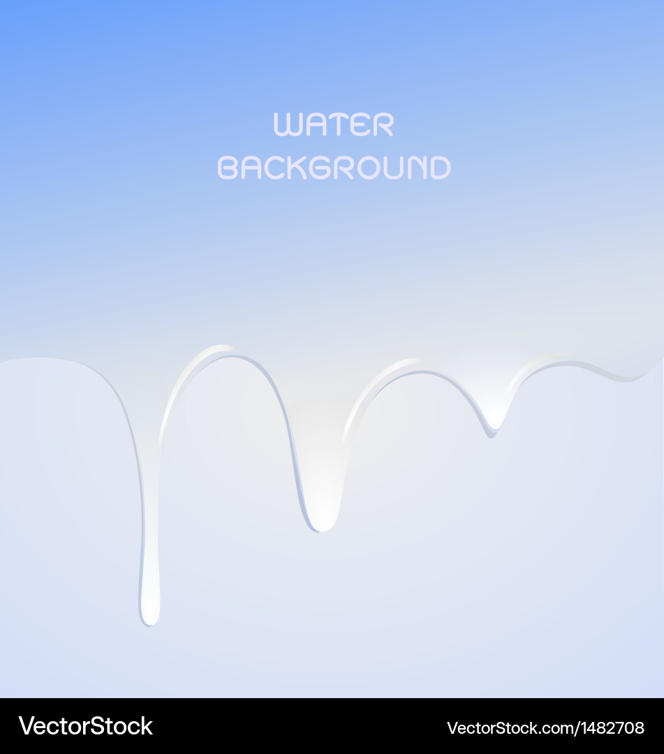 Water drop for background Royalty Free Vector Image